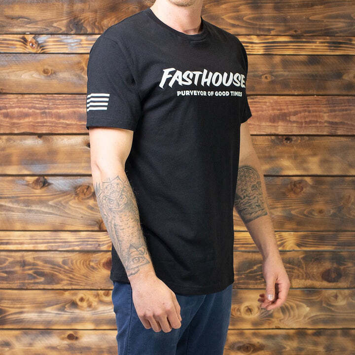 Fasthouse Logo Tee - Black - FASTHOUSE