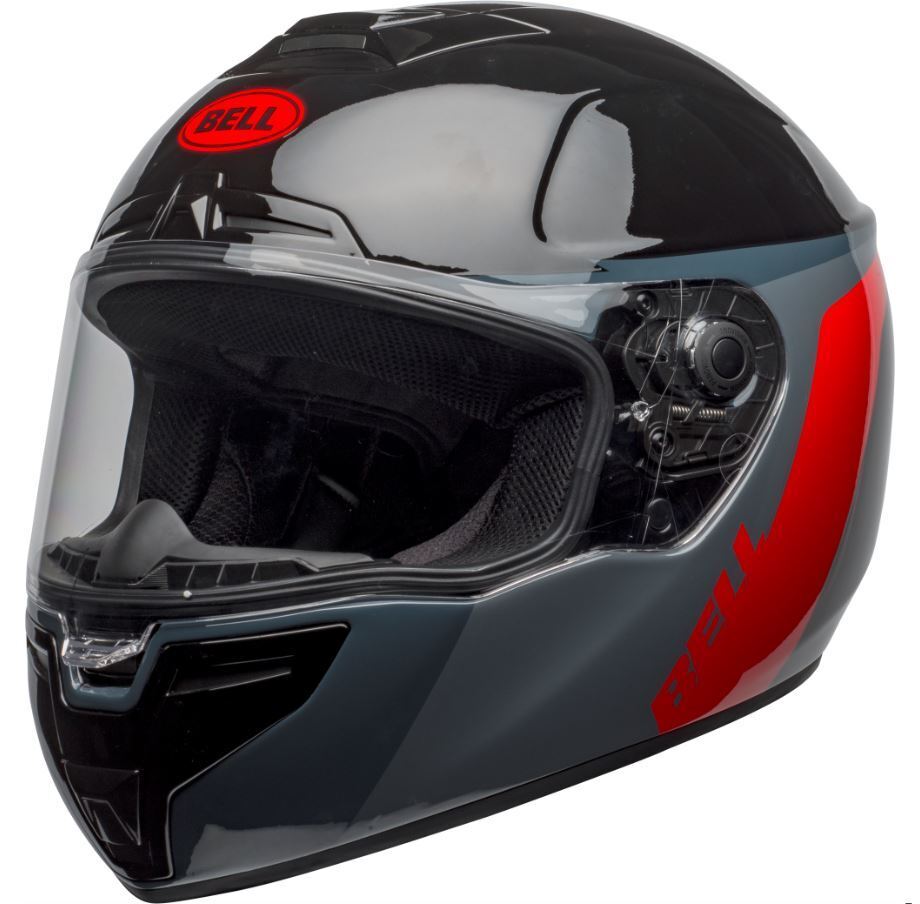 Bell SRT Razor Helmet - Black/Red/Grey