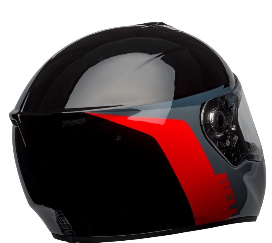 Bell SRT Razor Helmet - Black/Red/Grey