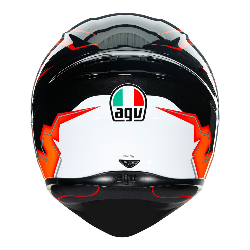 AGV K1 Kripton Helmet - Black/Orange | MCAS