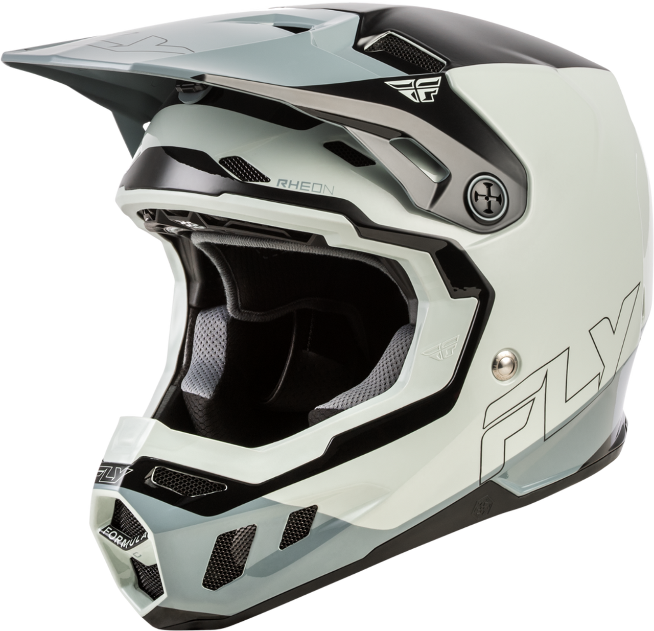Fly Racing 2026 Formula CC Glide MX Helmet - Grey/Light Grey/Black | MCAS