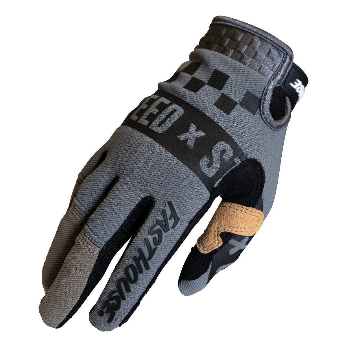 Fasthouse Speed Style Domingo Gloves - Black/Moss | MCAS
