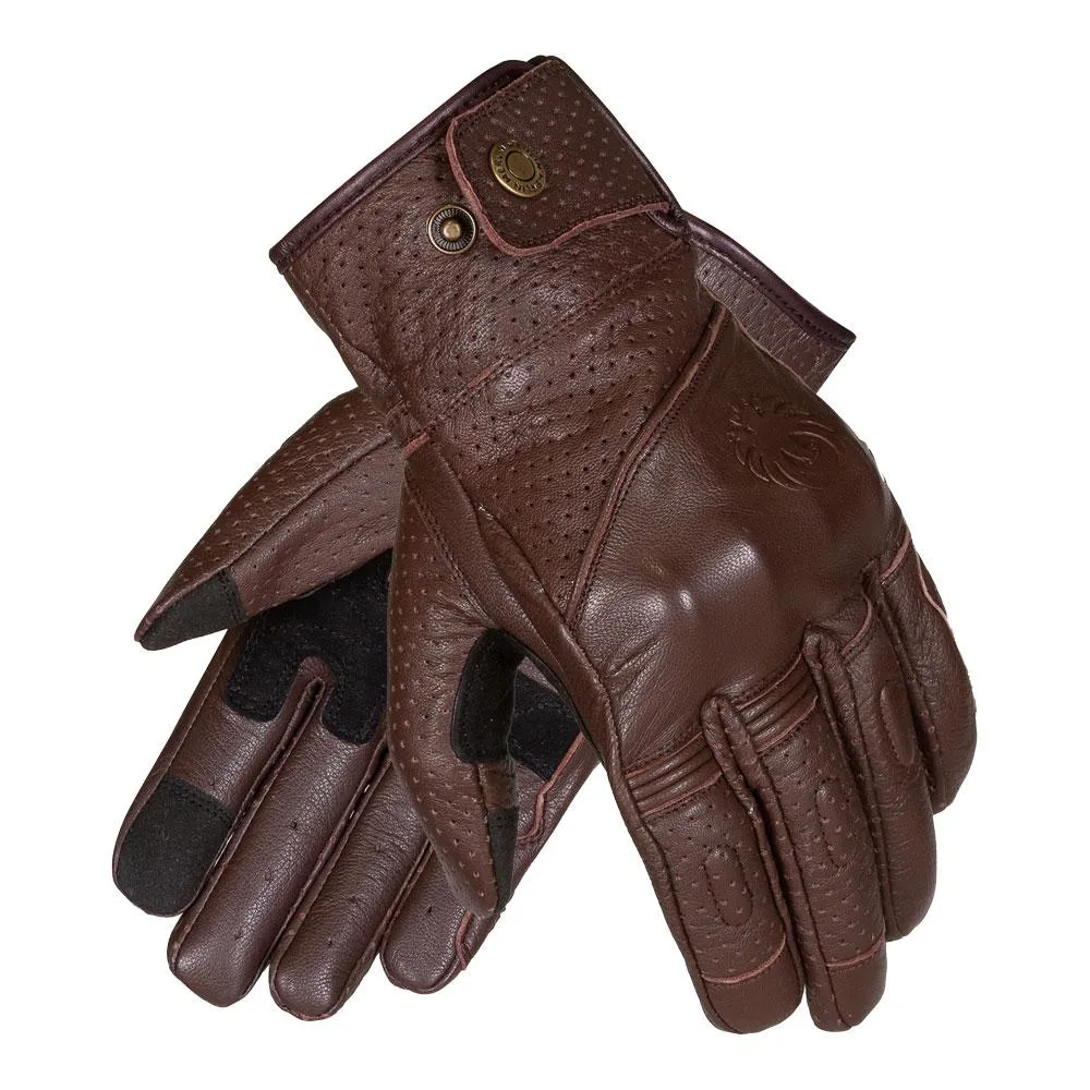 Merlin D30 Legacy Leather Gloves - Dark Brown | MCAS