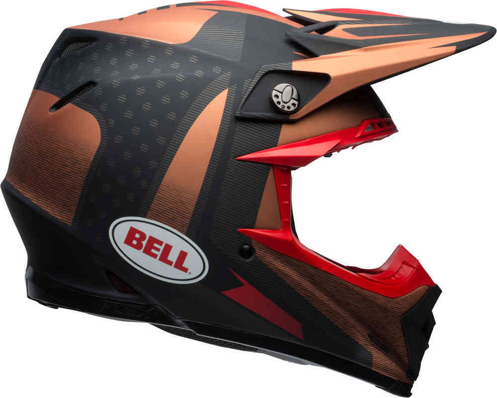 Bell Moto-9 Flex Vice Helmet - Copper/Black | MCAS