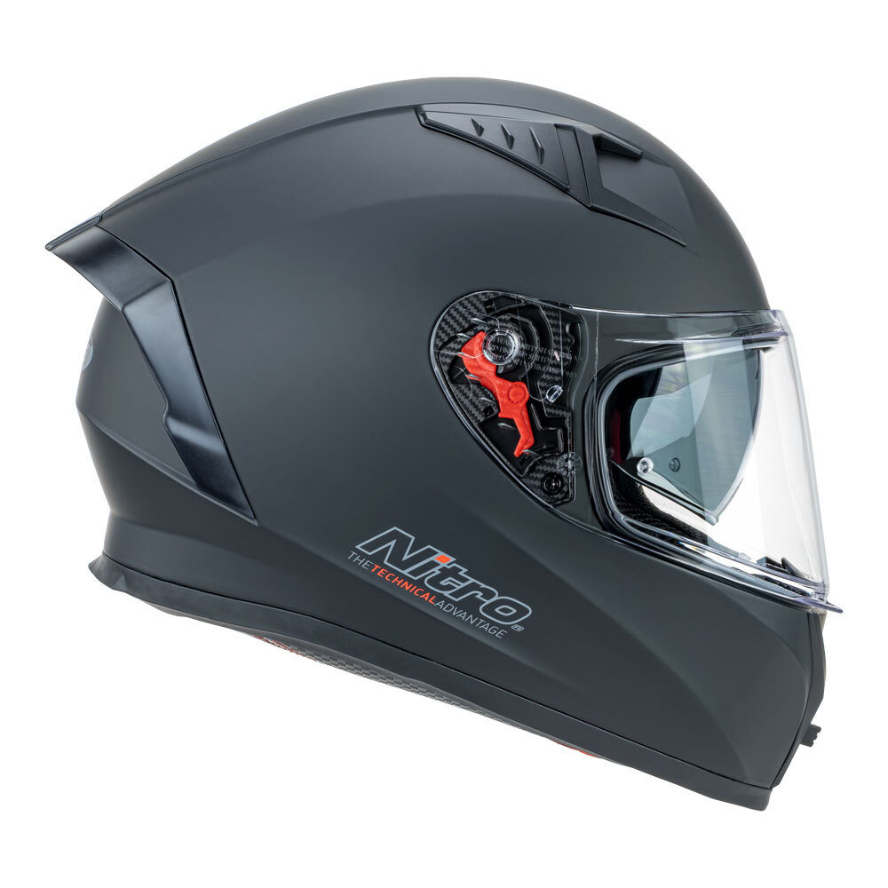 Nitro N501 DVS Matte Helmet - Black | MCAS
