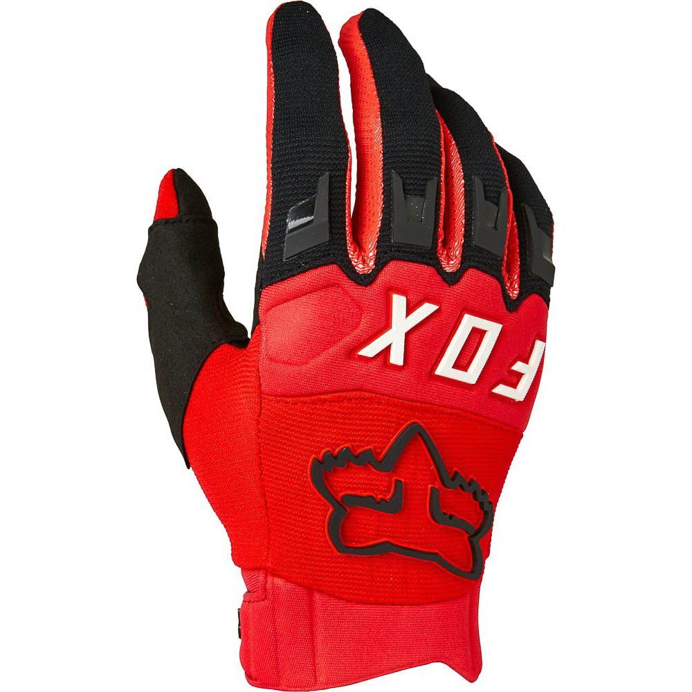 Fox Dirtpaw Fluro Red Gloves | MCAS