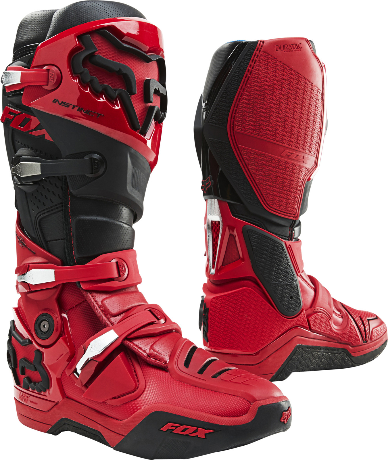 Fox Instinct Boot - Red/Black | MCAS