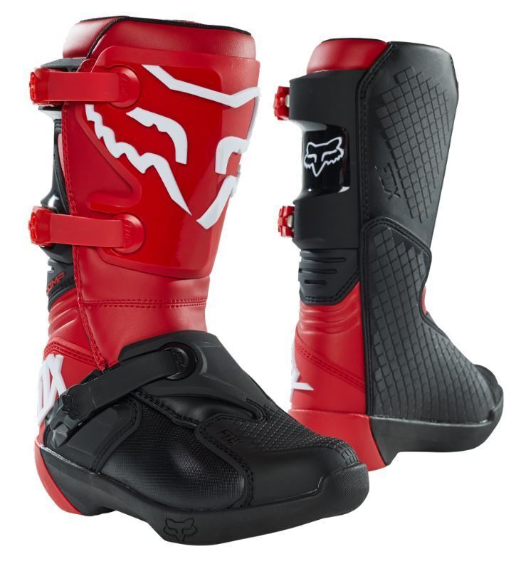 Fox Youth Comp MX Boots - Red | MCAS