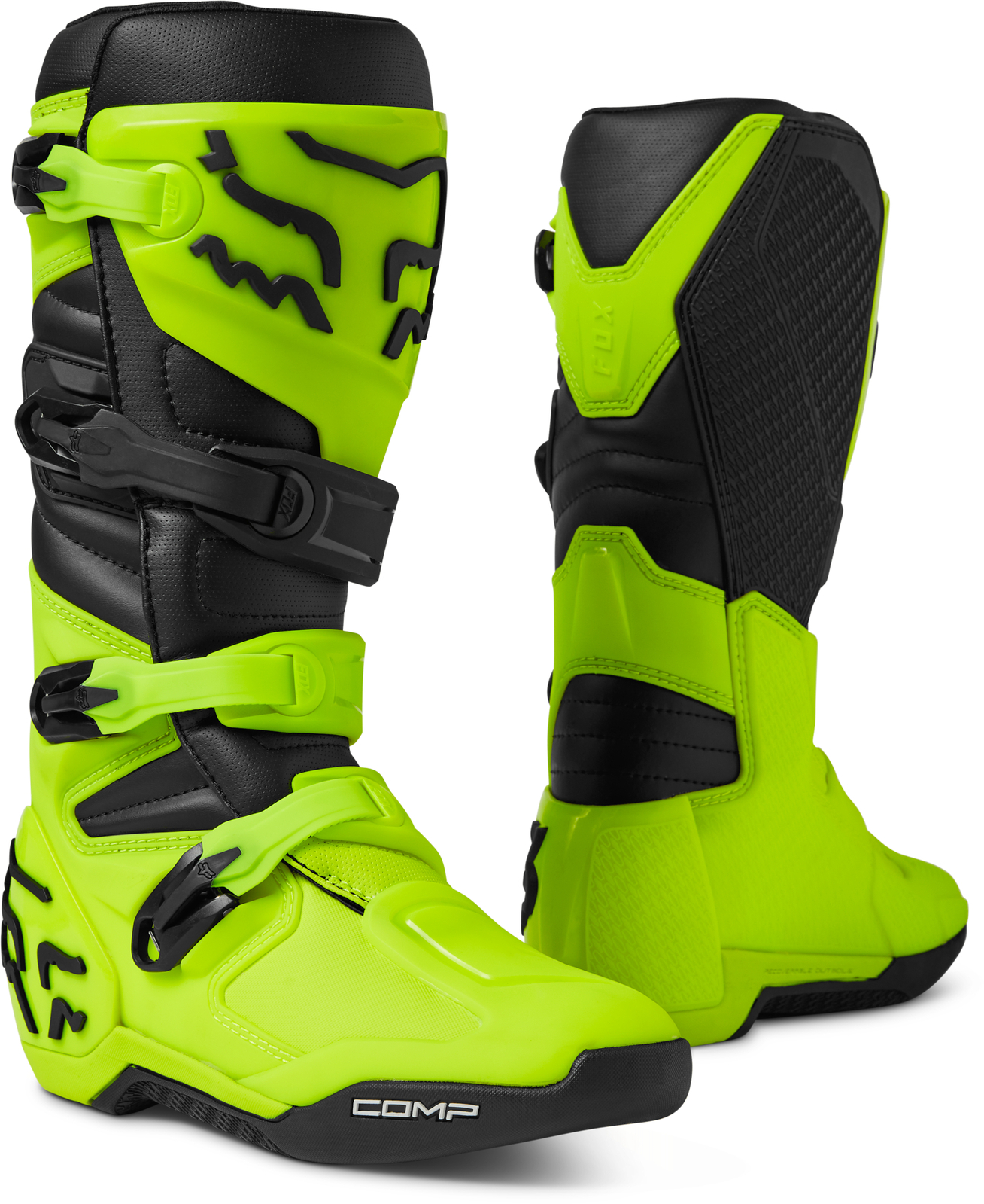 Fox Comp Boot - Fluro Yellow | MCAS