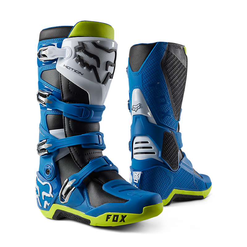 Fox Motion Boot - Blue/Yellow | MCAS