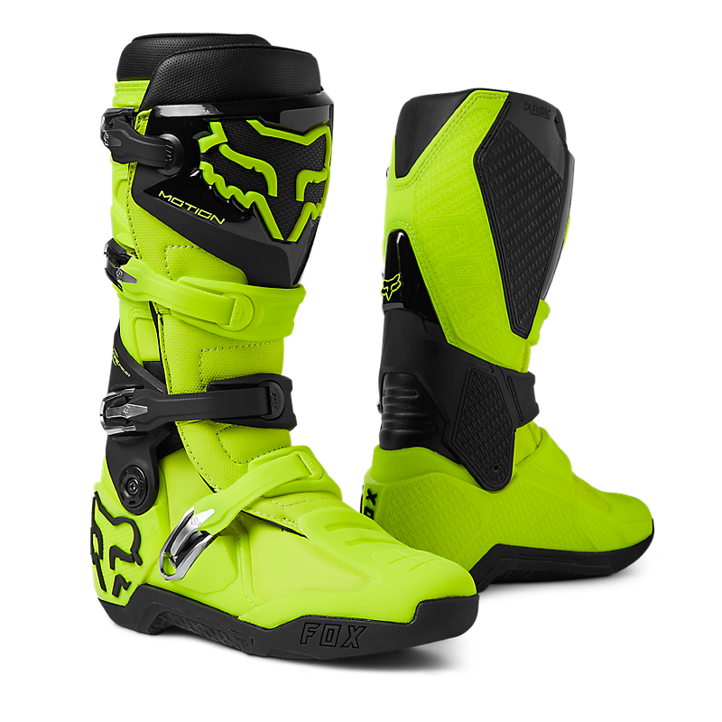 Fox Motion Boot - Fluro Yellow | MCAS