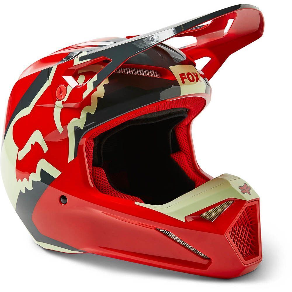 Fox V1 Xpozr Helmet - Flo Red | MCAS