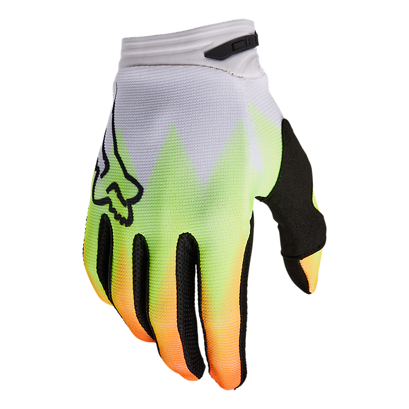 Fox 180 Glove Statk - Red/Yellow | MCAS