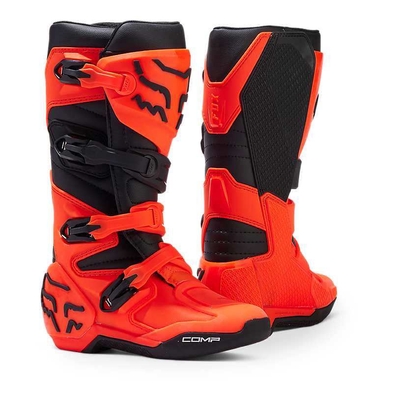 Fox Youth Comp Boot - Fluro Orange | MCAS