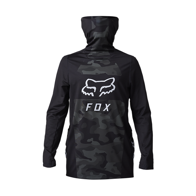 Fox Youth Ranger Drive Krux Jersey - Black/Camo | MCAS