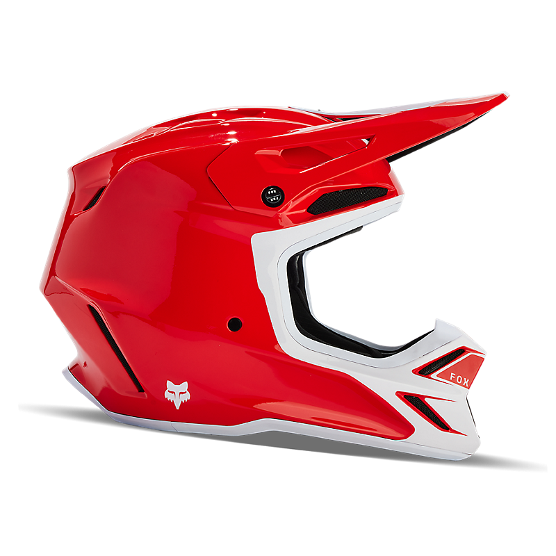Fox V3 Rs Optical Helmet - Fluro Red | MCAS