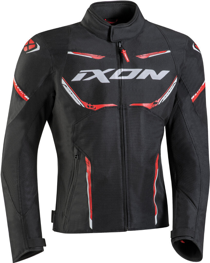 Ixon Striker Air Waterproof Jacket - Black/Red/White | MCAS