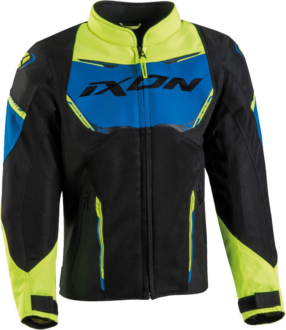 Ixon Youth Striker Air Jacket - Black/Blue/Yellow | MCAS