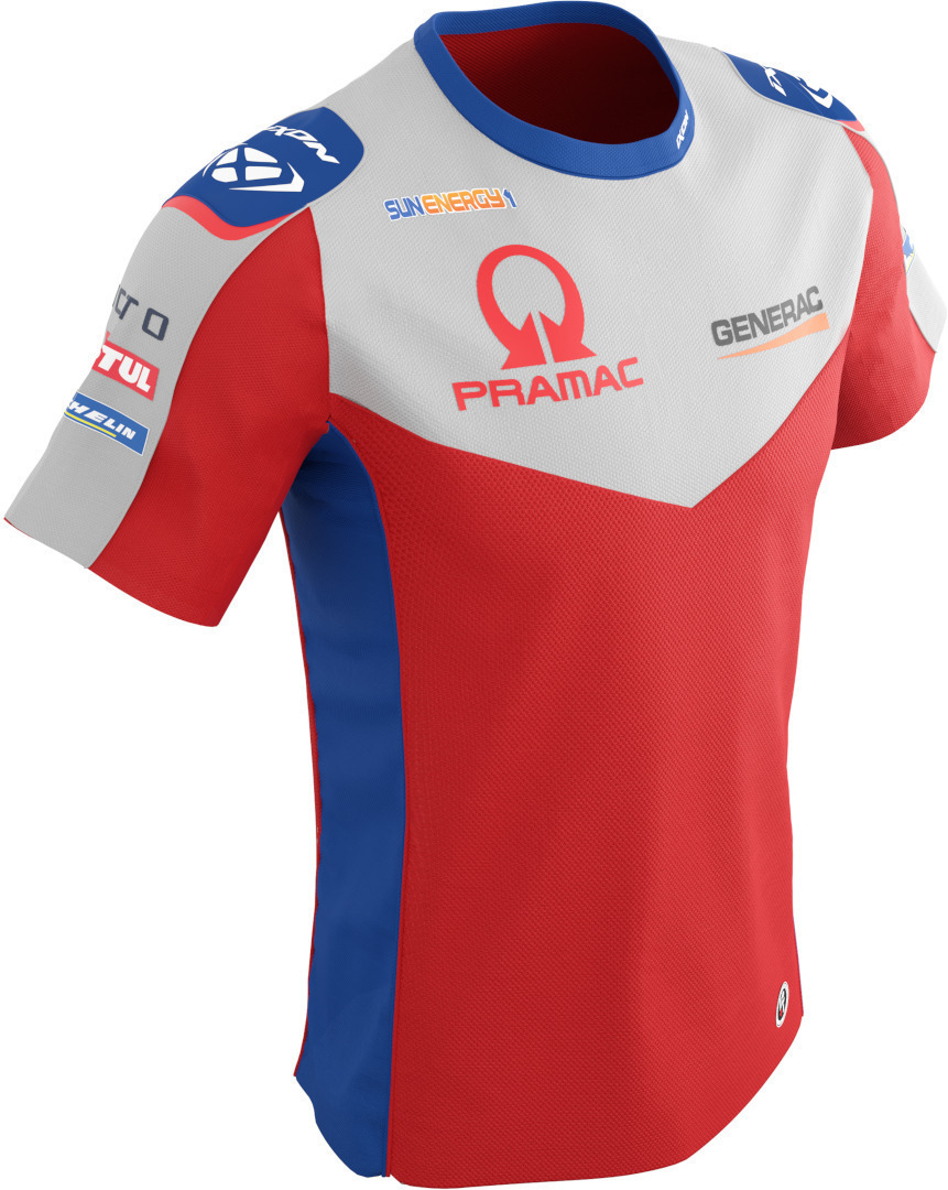 Ixon Pramac GP Replica T-Shirt - Red/White/Blue
