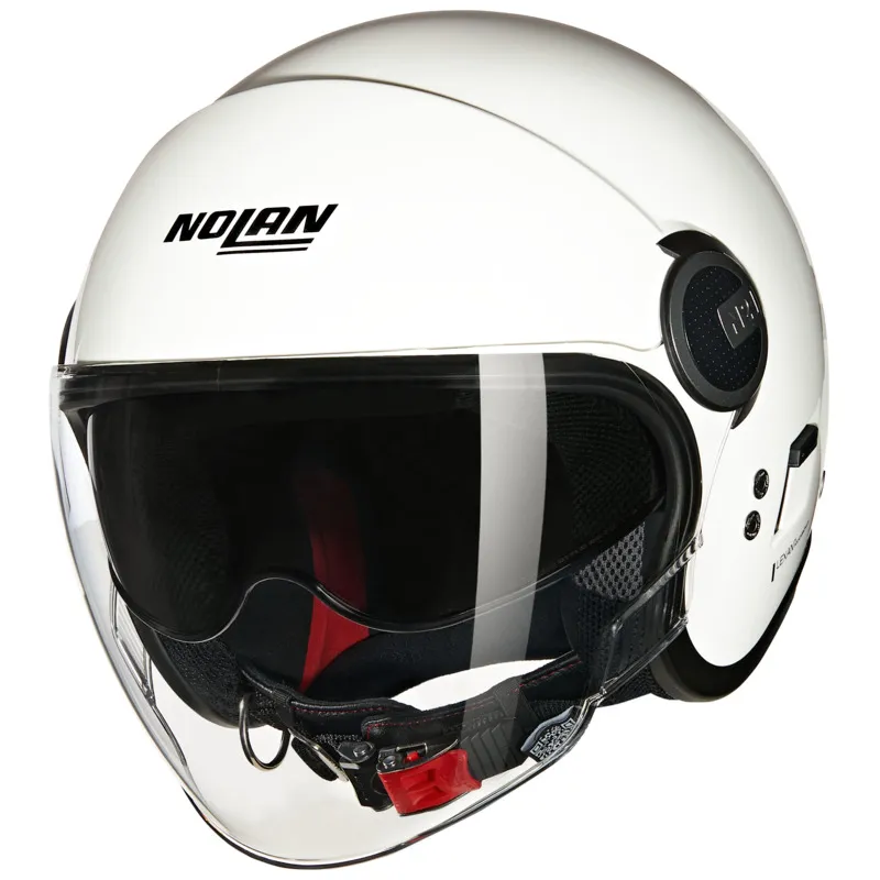 Nolan N21 Classico Open Face Helmet with Visor - White - NOLAN | MCAS