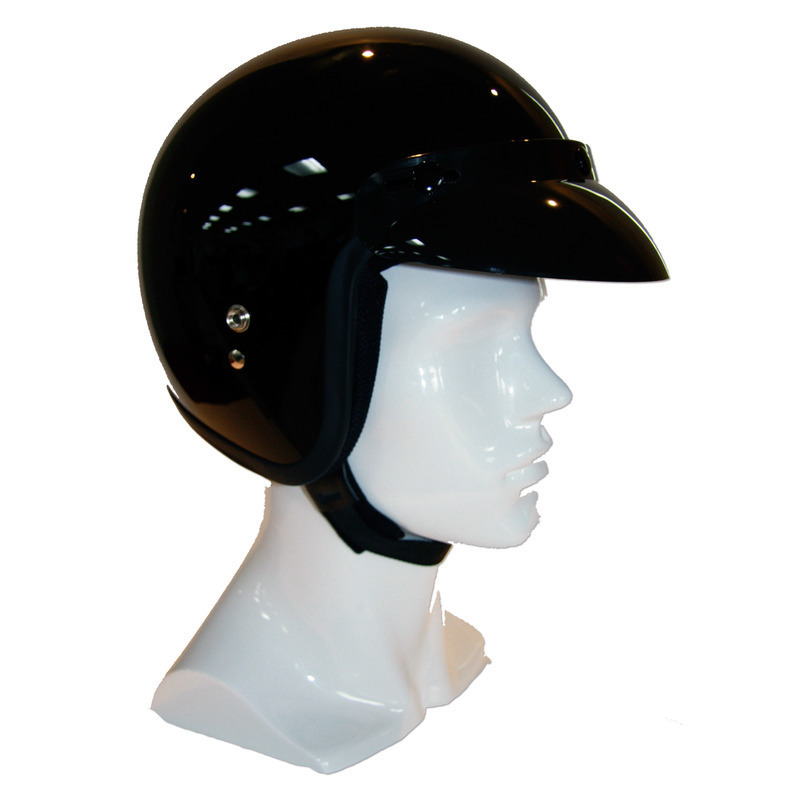 Nex NJ-01 Jet Stud Helmet - Gloss Black | MCAS