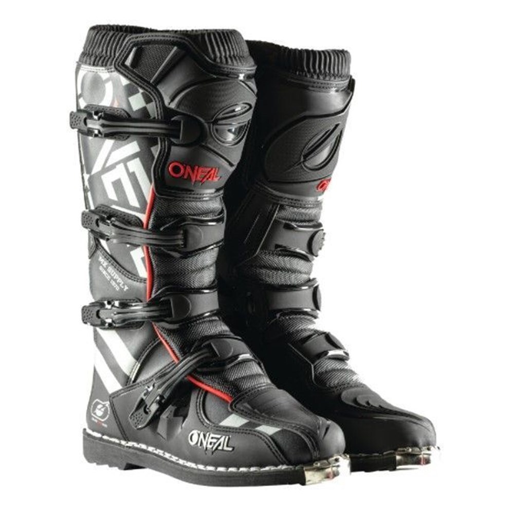 Oneal Youth Element Squadron Boots - Black/Grey | MCAS