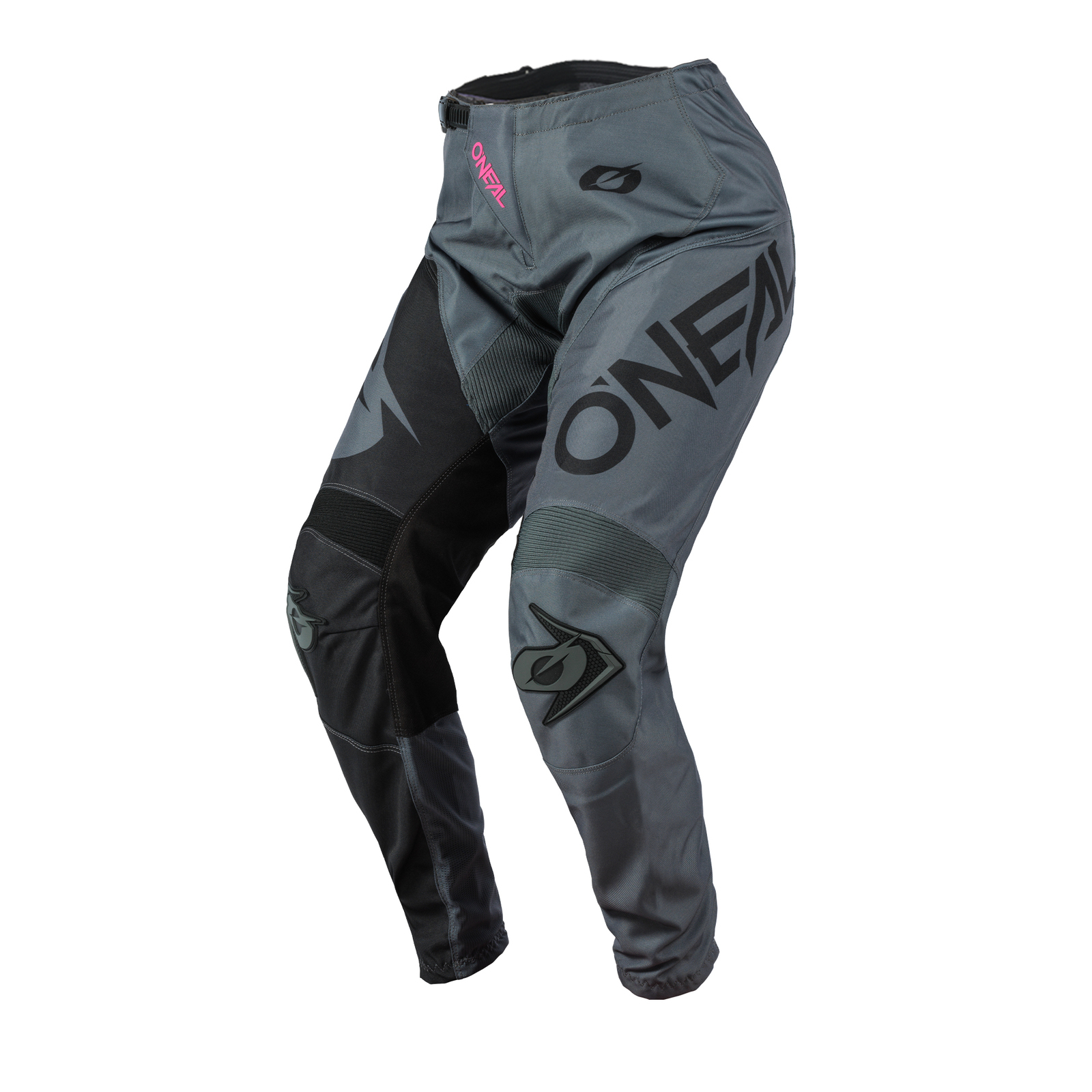 Oneal Youth Girls Element Racewear Pants - Grey/Pink | MCAS