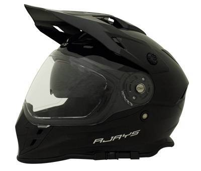 Rjays Dakar II Helmet - Gloss Black | MCAS