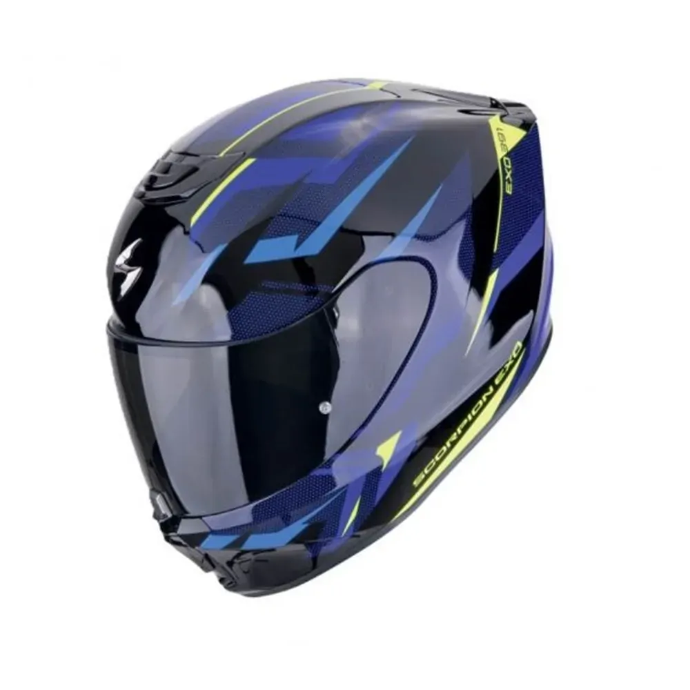 ScorpionExo Exo-391 Aaxo Helmet - Black/Blue | MCAS