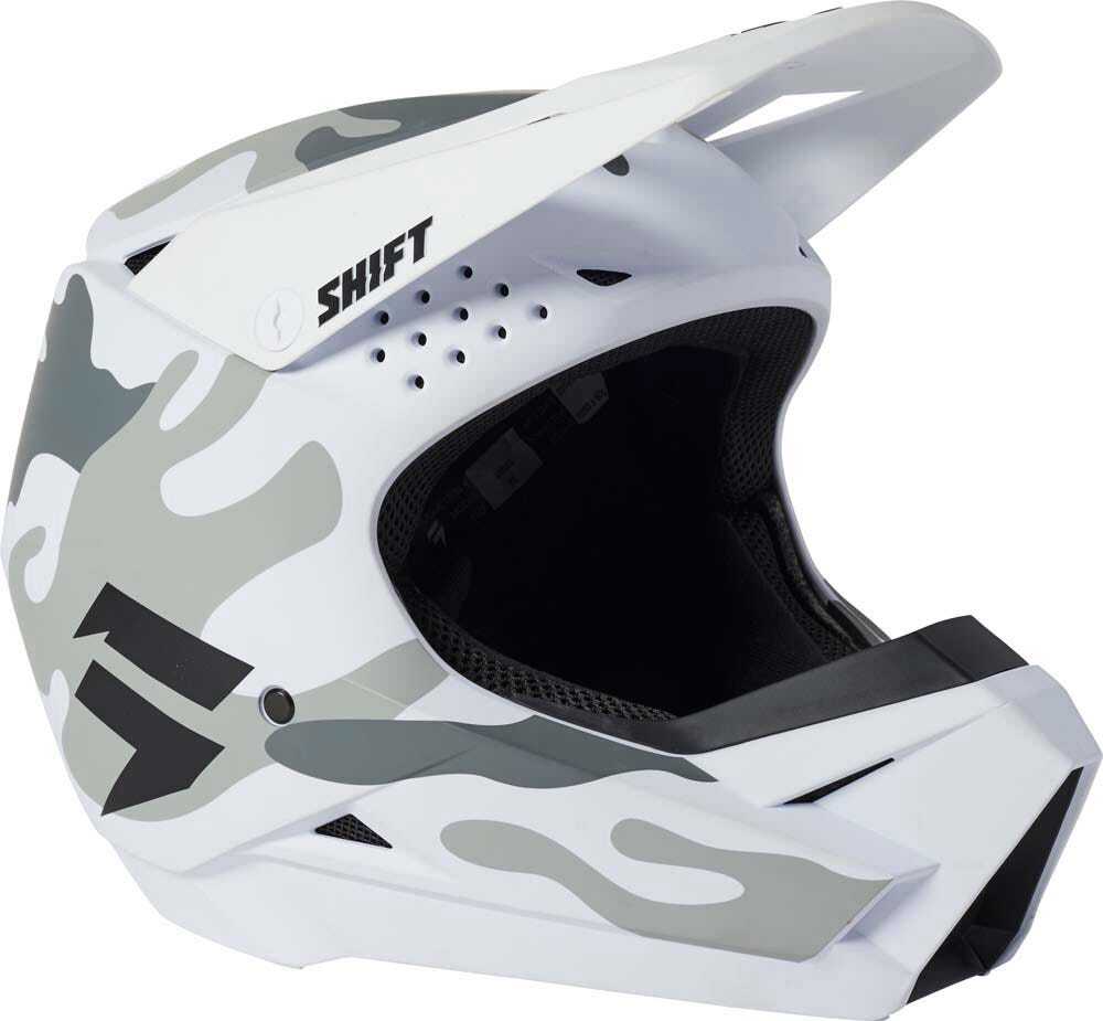 Shift Whit3 Helmet - White Camo | MCAS