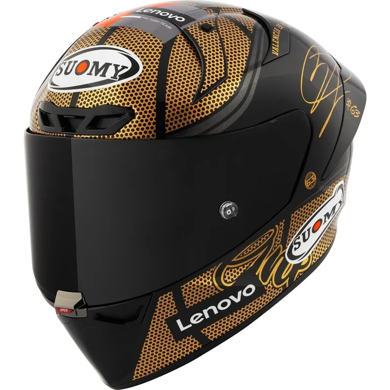 Suomy S1-XR E06 Helmet - Pecco 23 World Championship Gold Le | MCAS